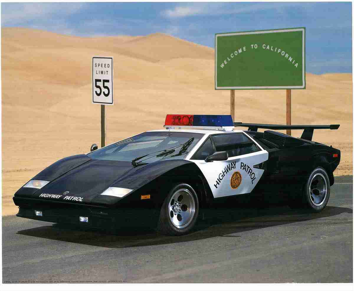 Califorinia Highway Patrol Police Car | Car Posters