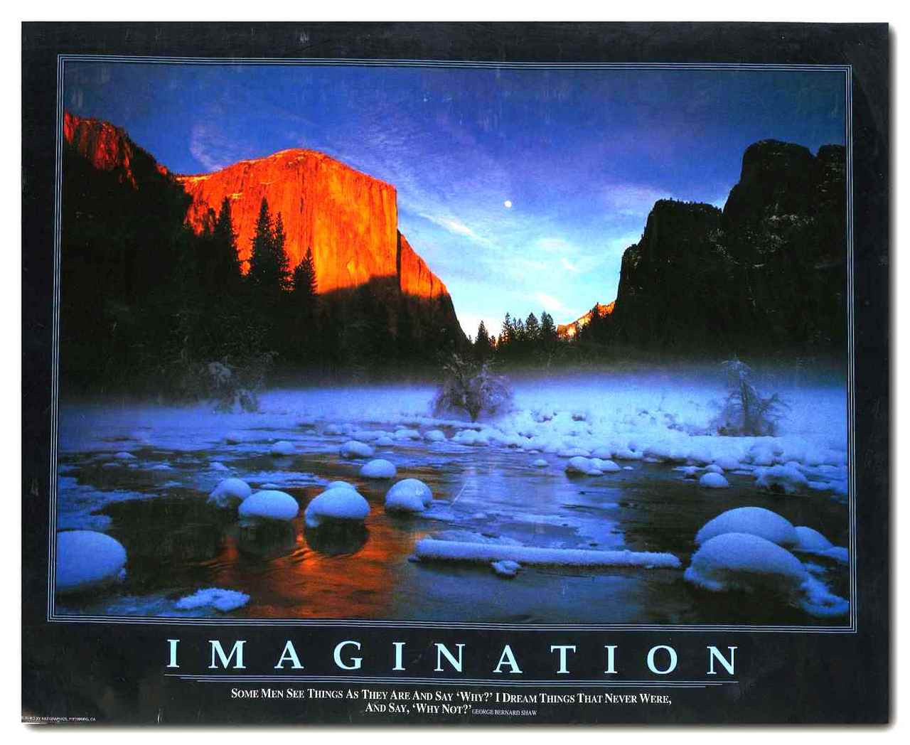 Dream Mountains Imagination Motivational Landscape | Landscape Posters