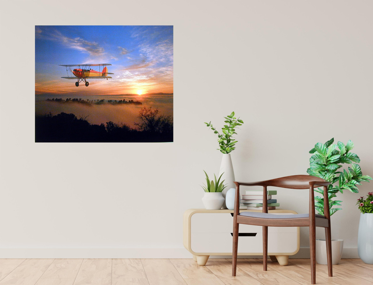 WACO 10 Biplane Poster | Airplane Posters | Aviation Posters