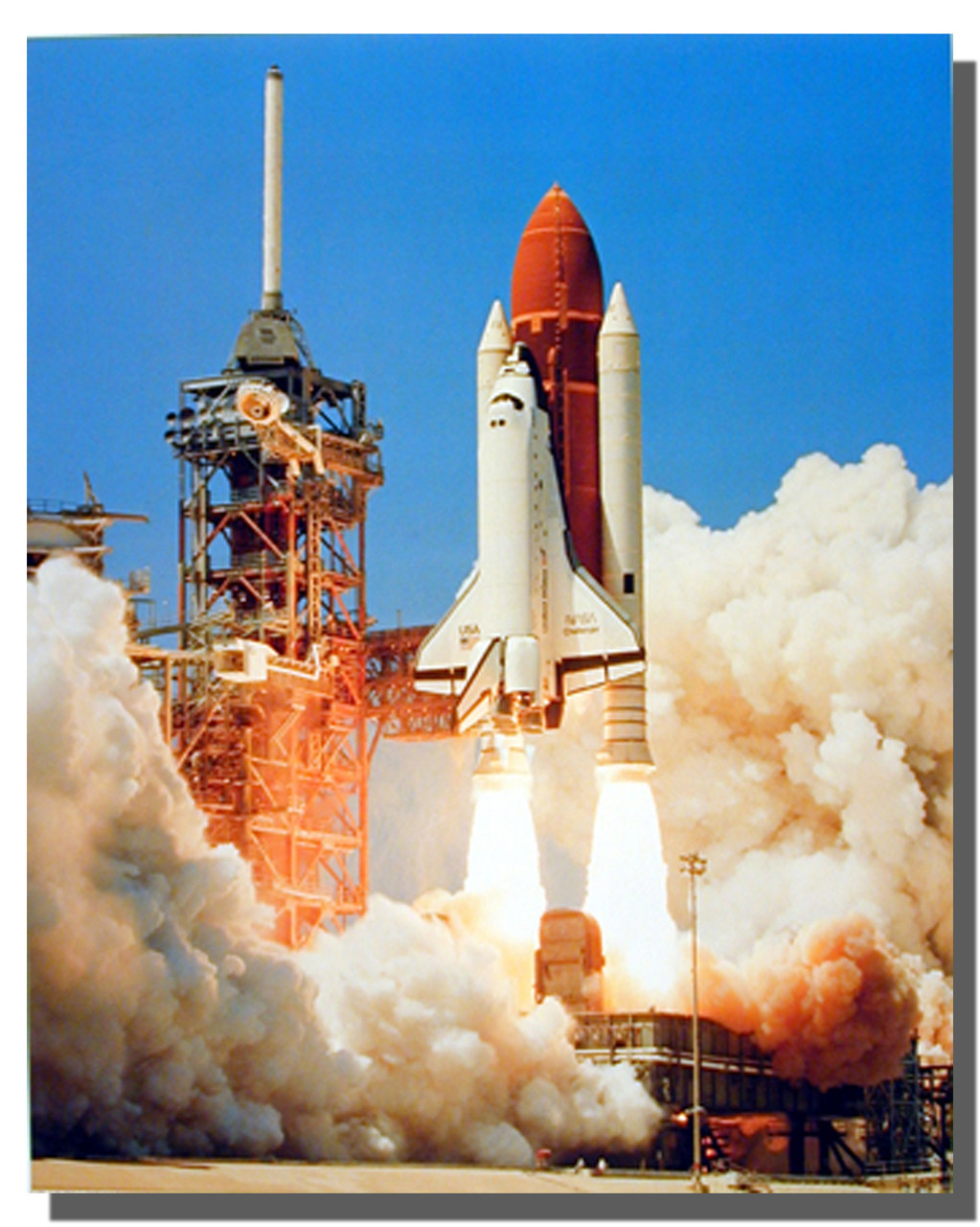 NASA Space Shuttle Blastoff Poster | NASA Posters | Space Posters