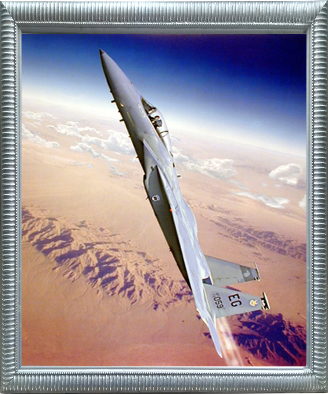F-15 Picture Art Print Framed Aviation Military Mcdonnell Douglas Eagle ...