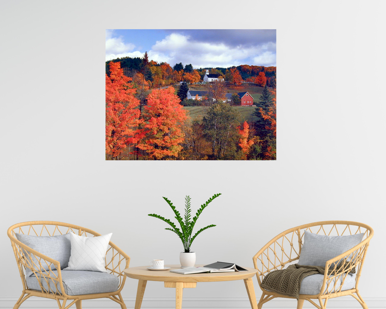 Village in Barnet VT Poster | Nature Posters | Landscape Posters