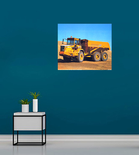Volvo BM Dump Truck Poster | Truck Posters