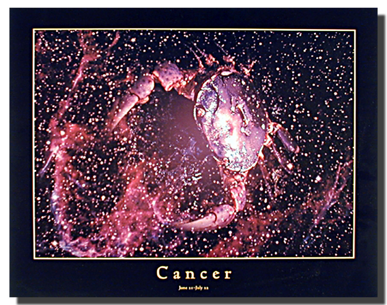 Cancer Sign Poster | Astrology Posters | Zodiac Posters