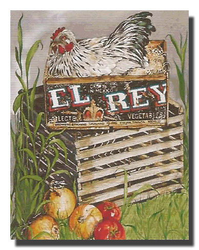 Kitchen Poster ?? Chicken in a basket | Decoration Posters
