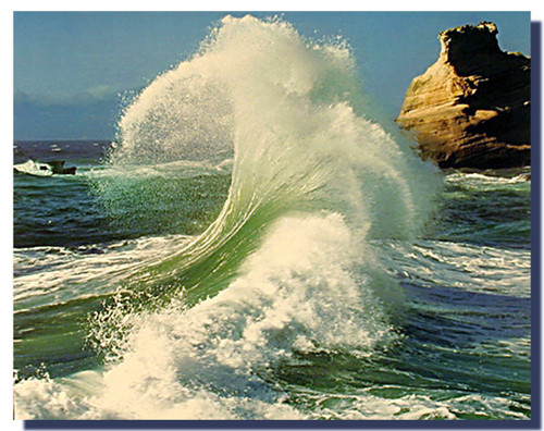 Crashing Wave Poster | Nature Posters | Landscape Posters