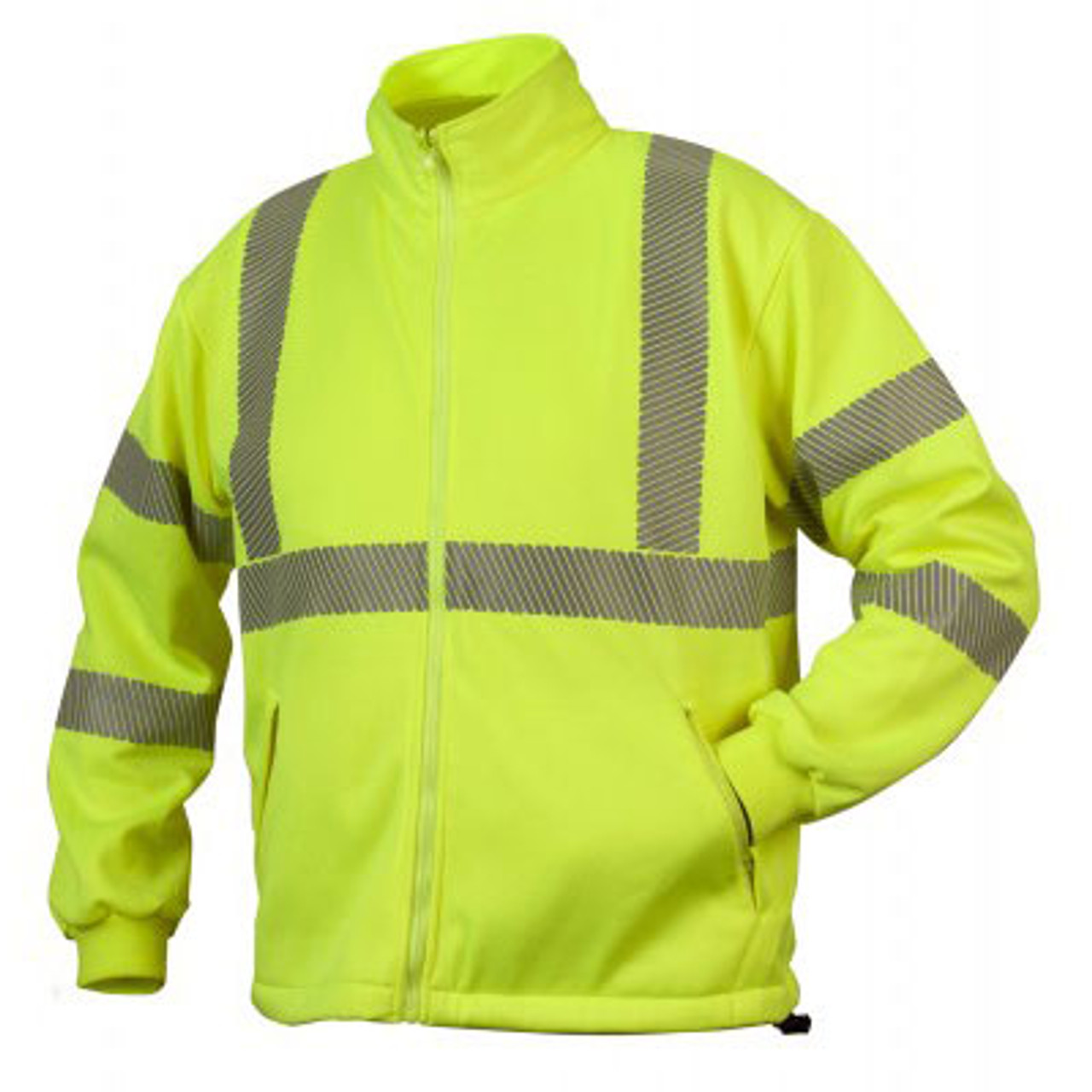 Pyramex Class 3 Hi Vis Lime Black Bottom Teflon Treated Multi Layer 2