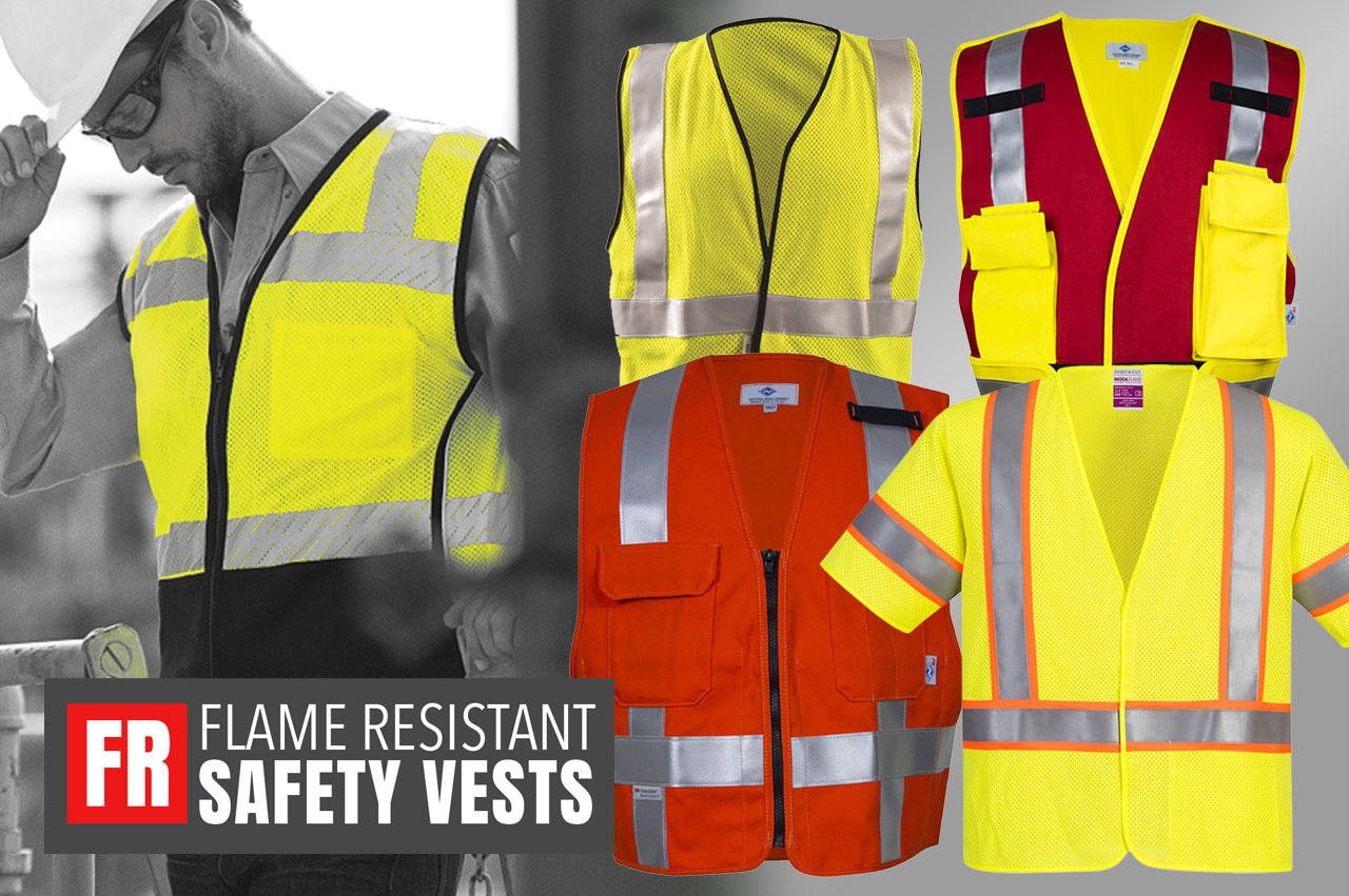 Flame Resistant Safety Vest Variations - Safety Smart Gear