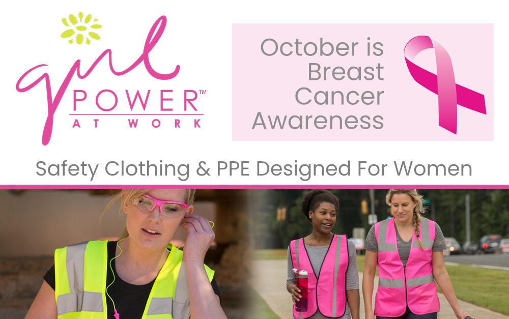 October is Pink for Breast Cancer Awareness - Safety Smart Gear