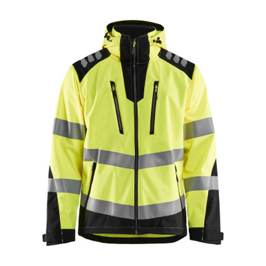 Blaklader Class 2 Hi Vis Yellow Softshell Jacket 478825133399