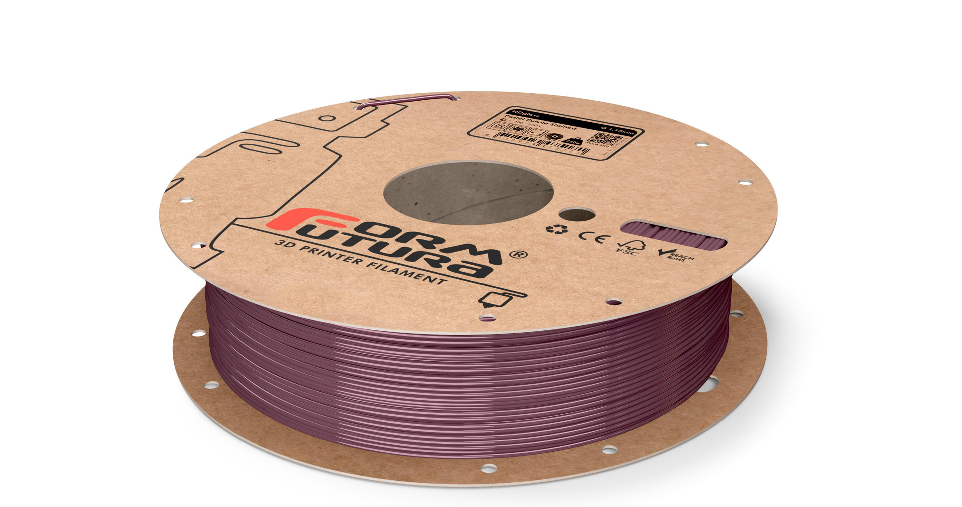 PETG Filament HDglass 2.85mm Pastel Purple Stained 750 gram 3D Printer ...