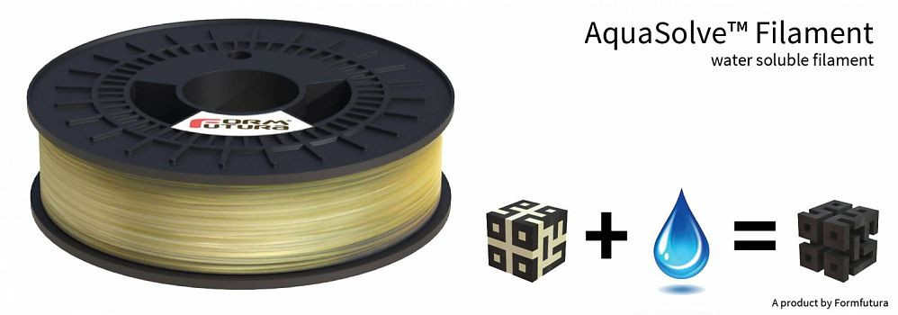 PVA Support Filament AquaSolve - PVA 2.85mm Natural 300 gram 3D Printer ...