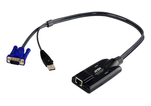 ATEN KVM Cable Adapter with RJ45 to VGA & USB for KH, KL, KM and KN ...