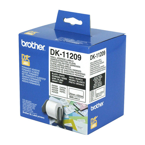 BROTHER Small Address Label 29mm X 62mm, 800 labels per roll (D ...