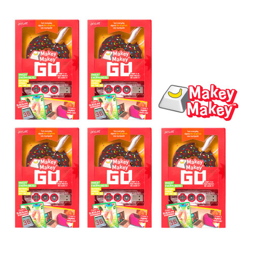 MAKEY MAKEY Makey Makey GO: Better for inventing on the GO! - 5 Pack ...