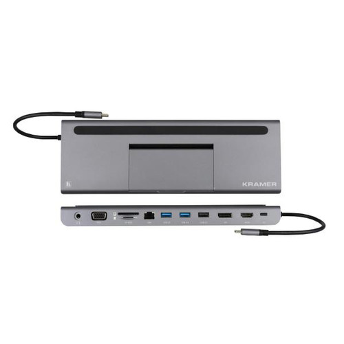 Kramer KDOCK-4 Triple display USB-C docking station - USB-C to HDMI/DP ...