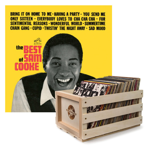 Crosley Record Storage Crate Sam Cooke The Best Of Sam Cooke Vinyl ...