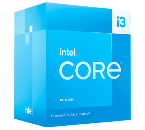 INTEL Intel Core i3 13100F CPU 3.1GHz (4.5GHz Turbo) 13th Gen LGA1700 4 ...