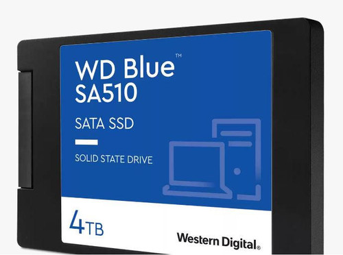 WESTERN DIGITAL Digital WD Blue 4TB 2.5' SATA SSD 560R/530W MB/s 95K/82K IOPS 600TBW 1.75M hrs ...