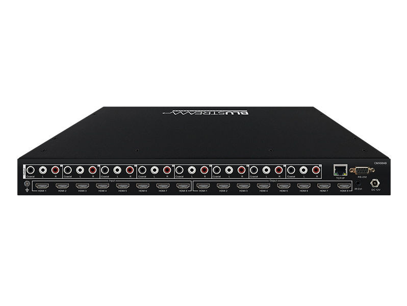 Blustream CMX88AB Contractor 8x8 HDMI2.0 4K HDCP2.2 Matrix with Audio ...