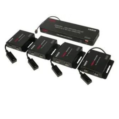Labgear HDXS470M2 1080p/4K 70m/40m 4 Way HDMI Splitter/Extender Kit