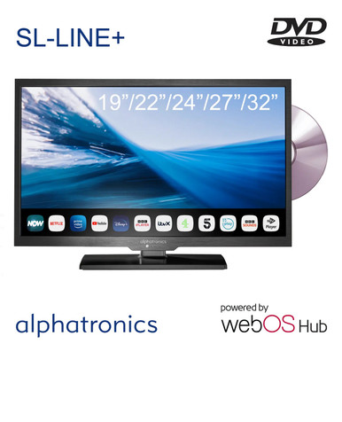 Alphatronics 12 / 24V Freeview/Freesat Smart TVs 19"/22"/24"/27" or 32 ...