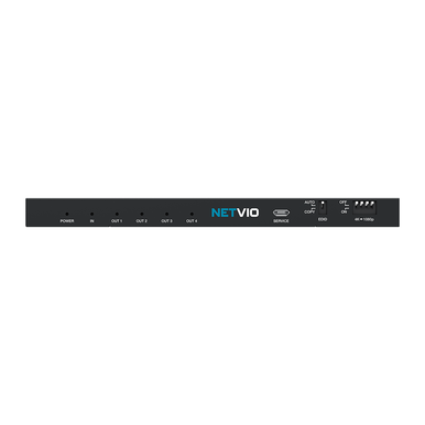 Netvio NET-SP-H2-0104-10, 1 x 4 HDR HDMI Splitter with Scaling, Audio ...