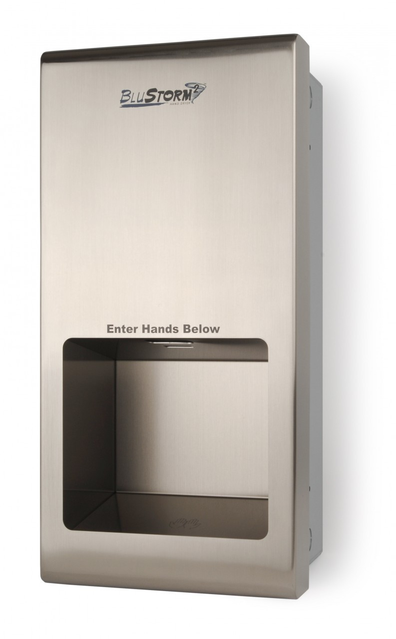 Palmer Fixture HD0955-09 BluStorm 2 Recessed Hand Dryer