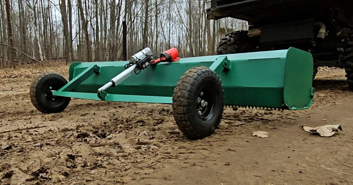 LEVEL MAX ATV/UTV DRIVEWAY GRADER - ALL STEEL OFF-ROAD