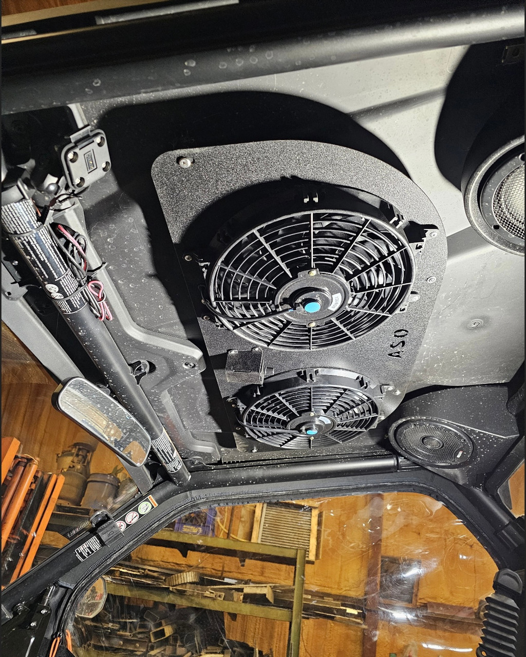 Cf Moto Z force Gen 2 roof fan system - ALL STEEL OFF-ROAD