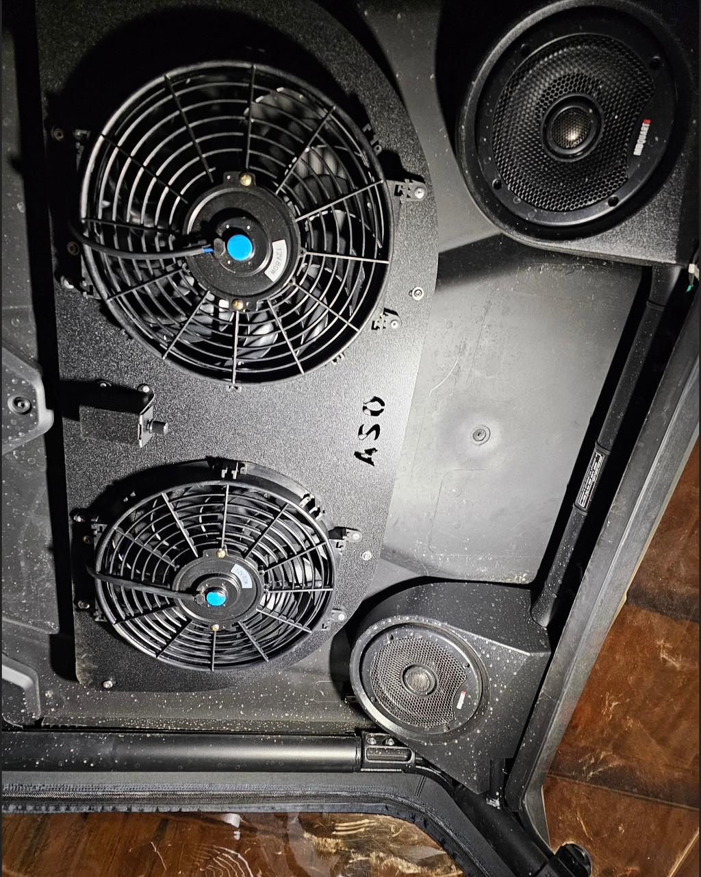 Cf Moto Z force Gen 2 roof fan system - ALL STEEL OFF-ROAD