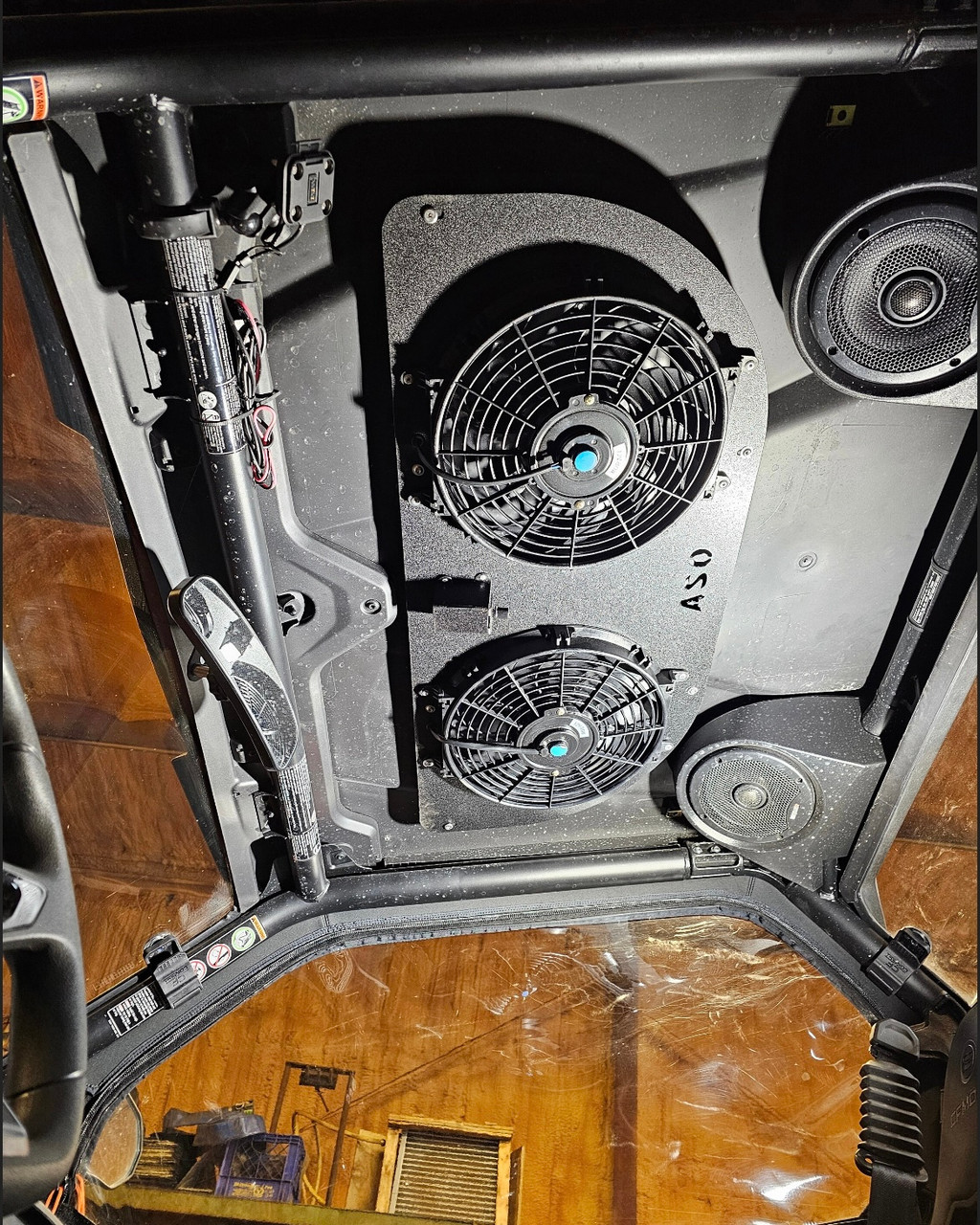 Cf Moto Z force Gen 2 roof fan system - ALL STEEL OFF-ROAD