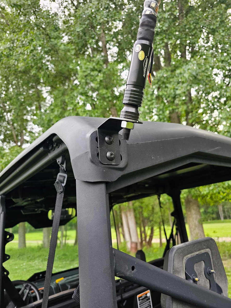 Can Am Defender Whip Light Mounts