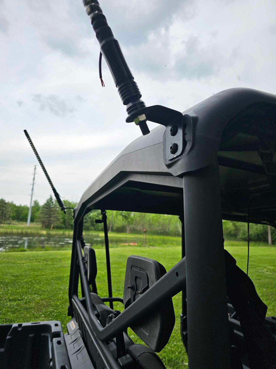 Can Am Defender Whip Light Mounts