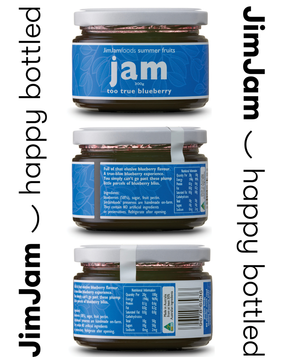 Jam Too True Blueberry