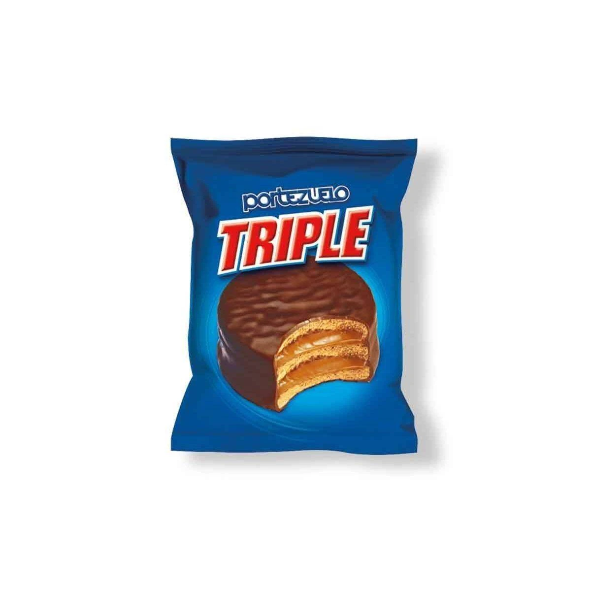 Portezuelo Alfajor Triple Negro Triple Milk Chocolate Alfajor with ...
