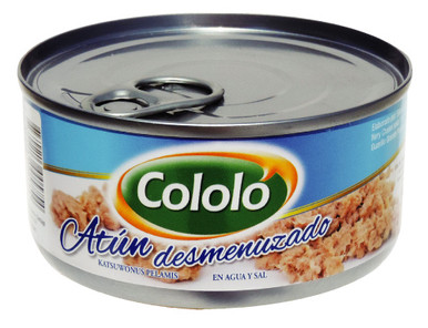 Cololó Atún Desmenuzado en Agua y Sal con Abre Fácil, 170 g / 5.99 oz ...