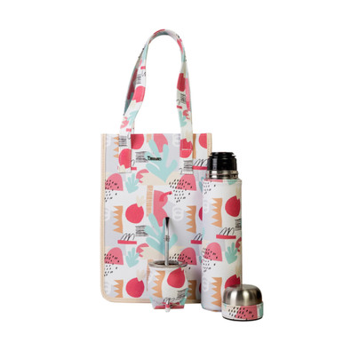 Matero Set 3 Pieces Thermo Lined + Matero Bag + Mate - Manchas Design