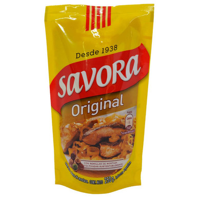 Savora Original Mostaza Clásica, 250 g / 8.81 oz