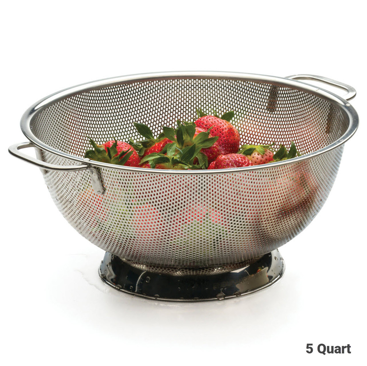 RSVP International Precision Pierced 5 Qt Colander | BYC