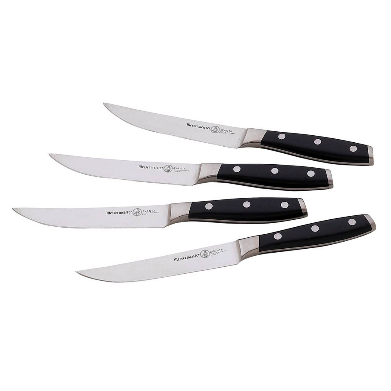Messermeister Avanta Black Steak Knives Set | BYC
