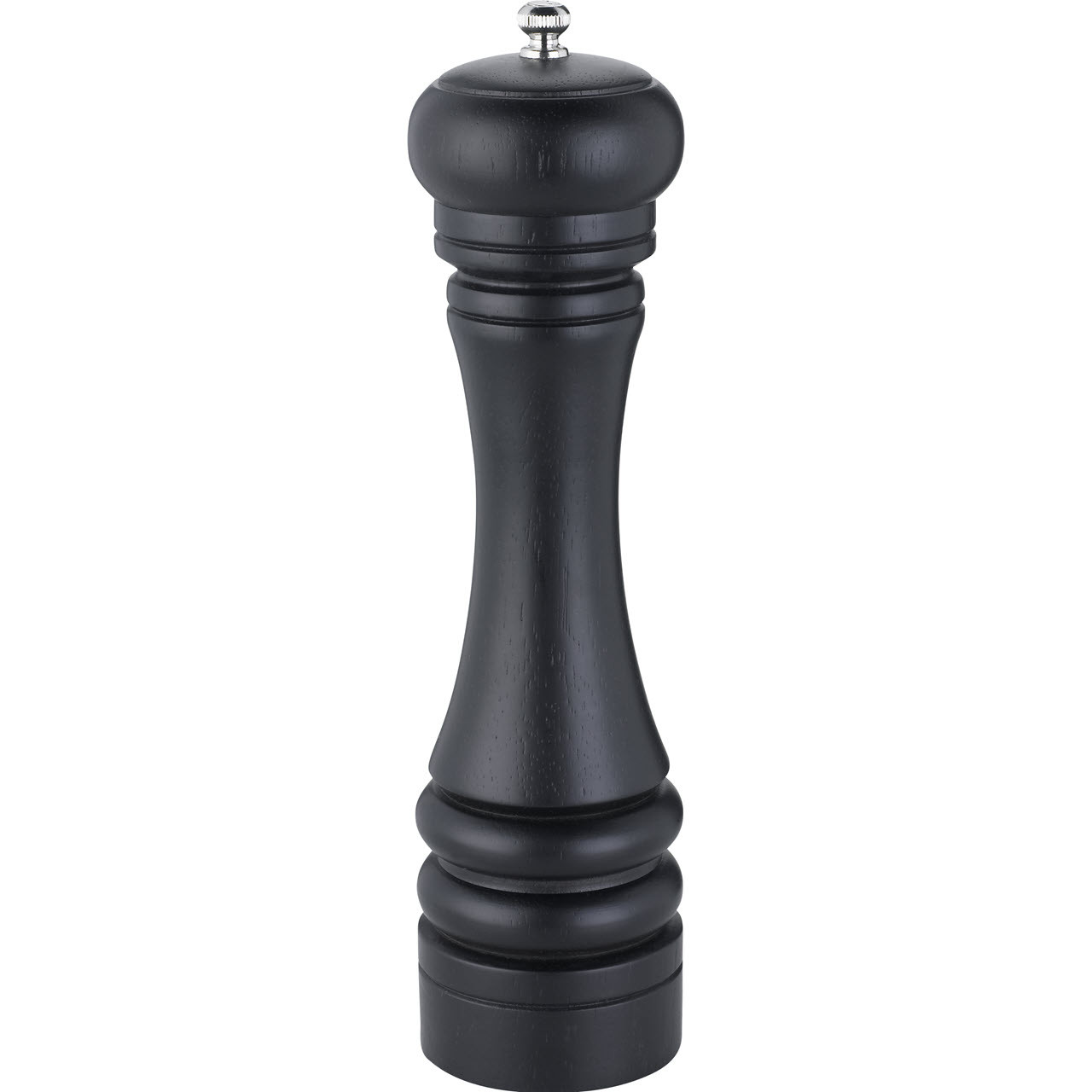 6-Inch Professional Pepper Mill Black & Stainless Steel