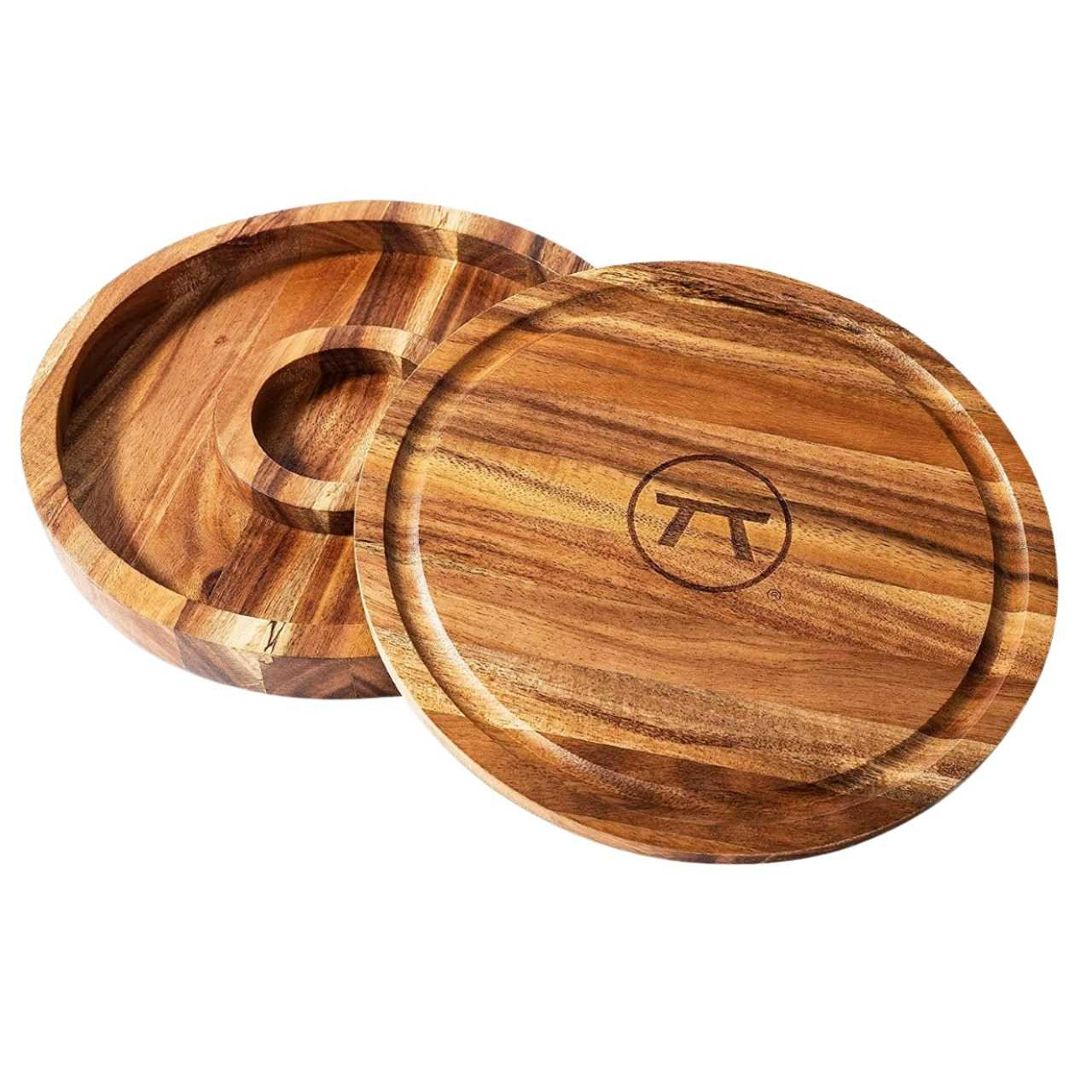 Outset 3-in-1 Acacia Wood Salt Rimmer | Because You Cook