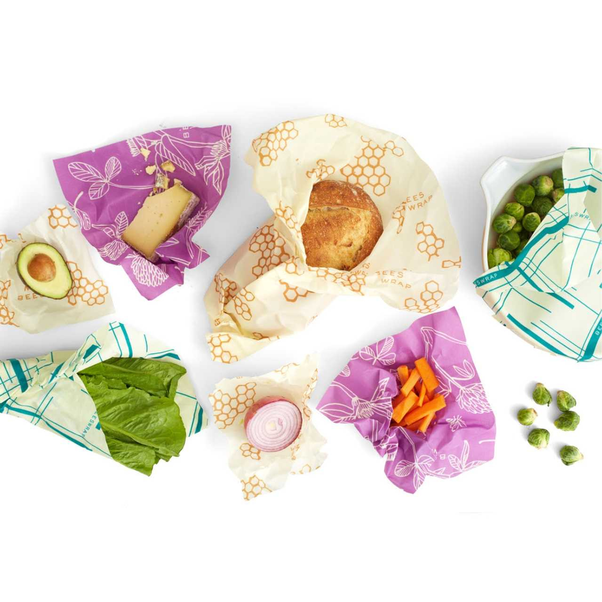 Bee's Wrap Food Wraps | Vegan Wax Wraps | Because You Cook