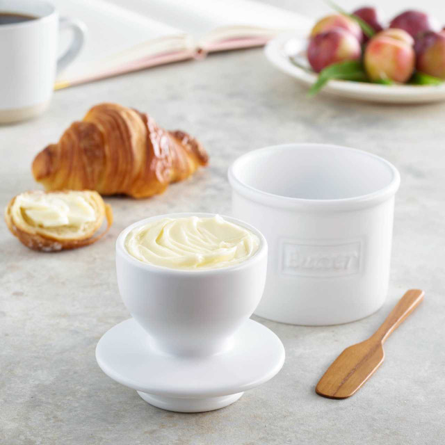 Butter Bell Crock Café Matte White | Because You Cook