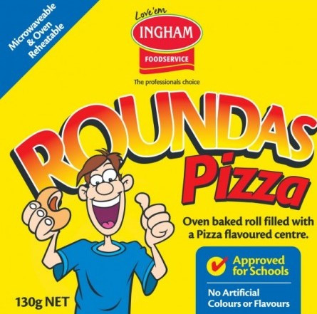 Ingham's Pizza Roundas 20 Per Carton | Individually Wrapped