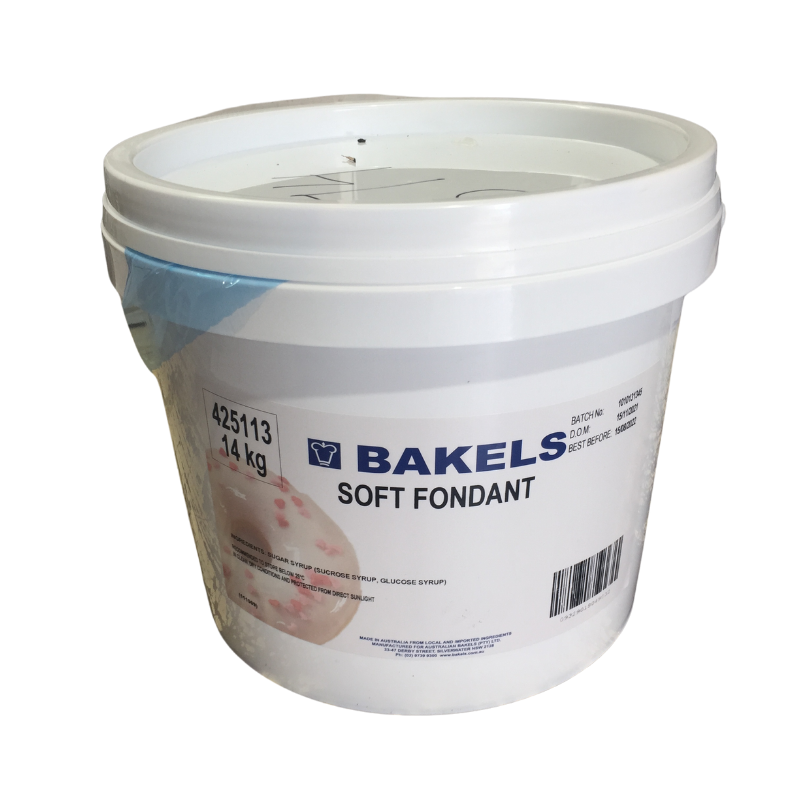 Bakels White Soft Fondant Icing 14kg - Padstow Food Service Distributors