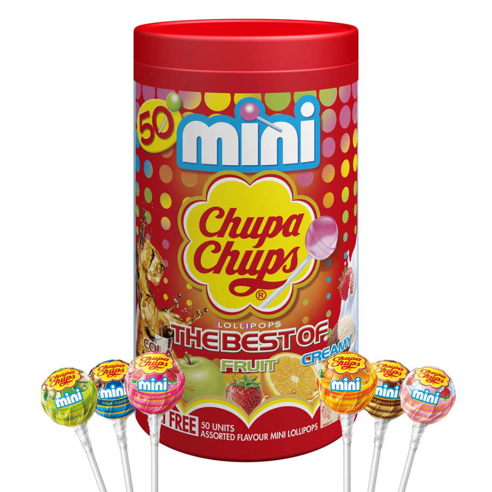 Mini Chupa Chups Best Of 50 Pack - Padstow Food Service Distributors