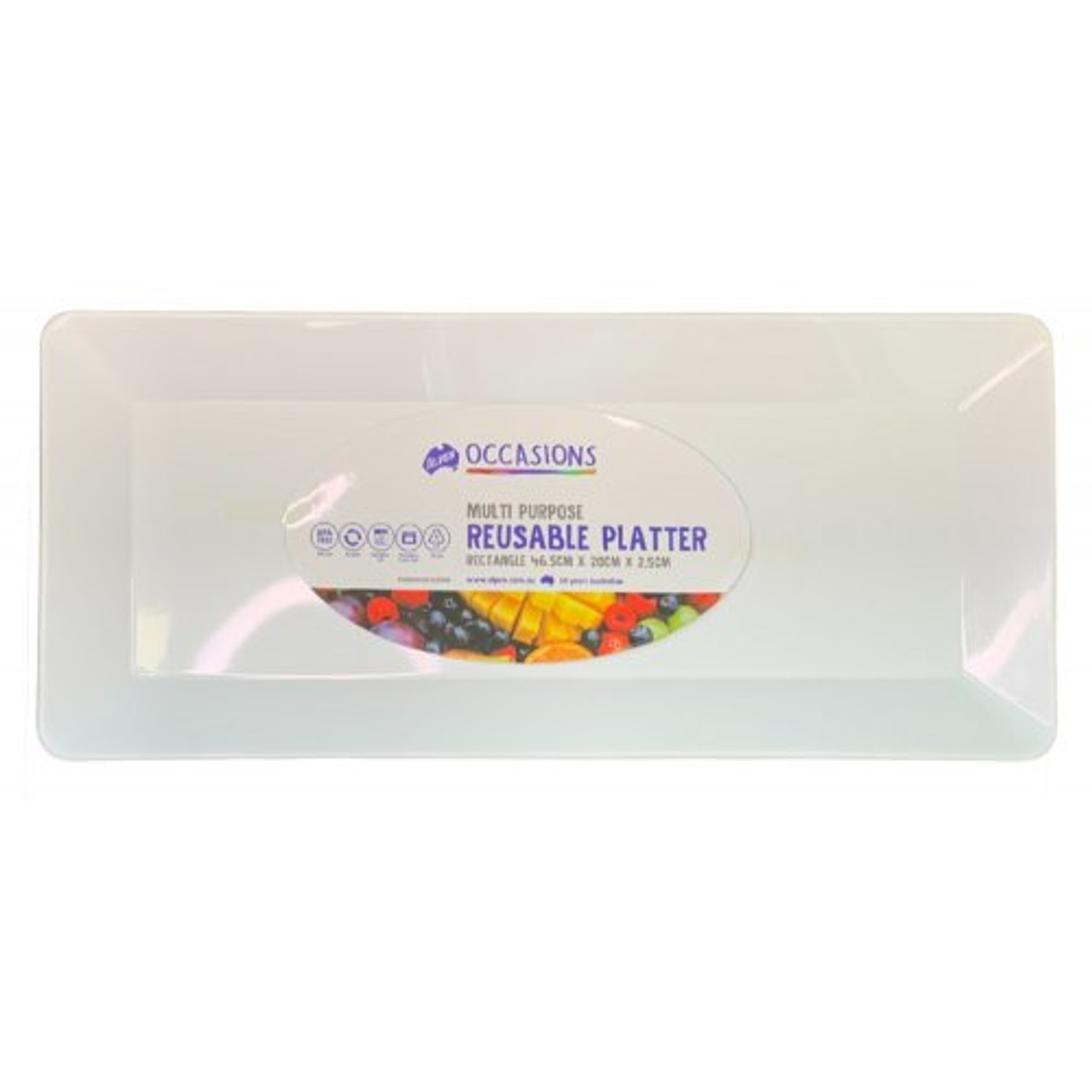 Small Reusable Multi Purpose Rectangle Platter | Tray