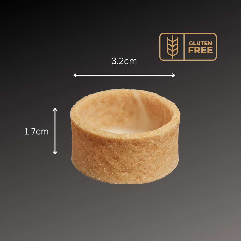 Gluten Free Mini Tart Shells Round 3.2cm 42 Pack